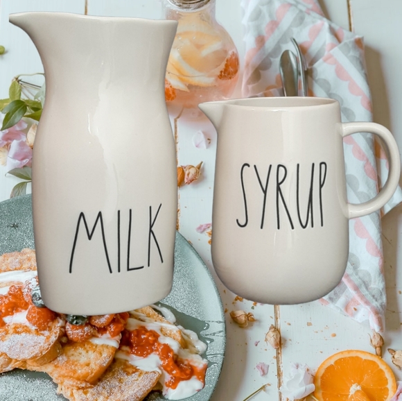 Rae Dunn | Dining | Rae Dunn White Milk Carafe Syrup | Poshmark